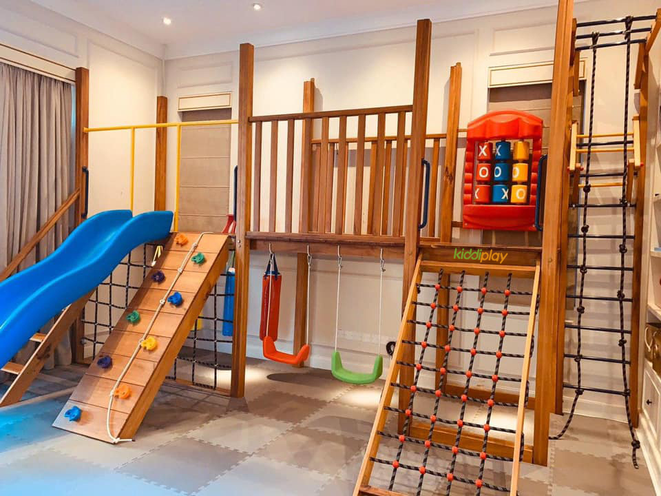 Customized Indoor Kids Wooden Equipment Structure Playground Buy 